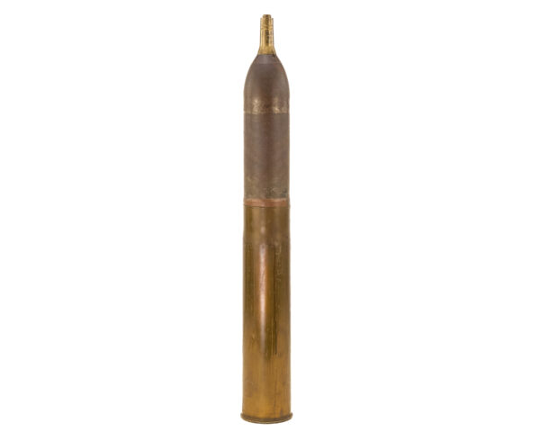 75mm EMC flaming bomb marked Case, m1917 fuze INERT | OldSteel Guns